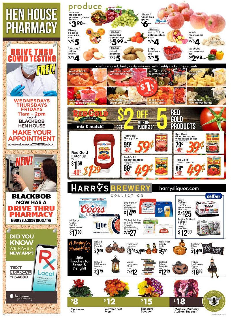 Hen House Weekly Circular Oct 07 – Oct 13, 2020