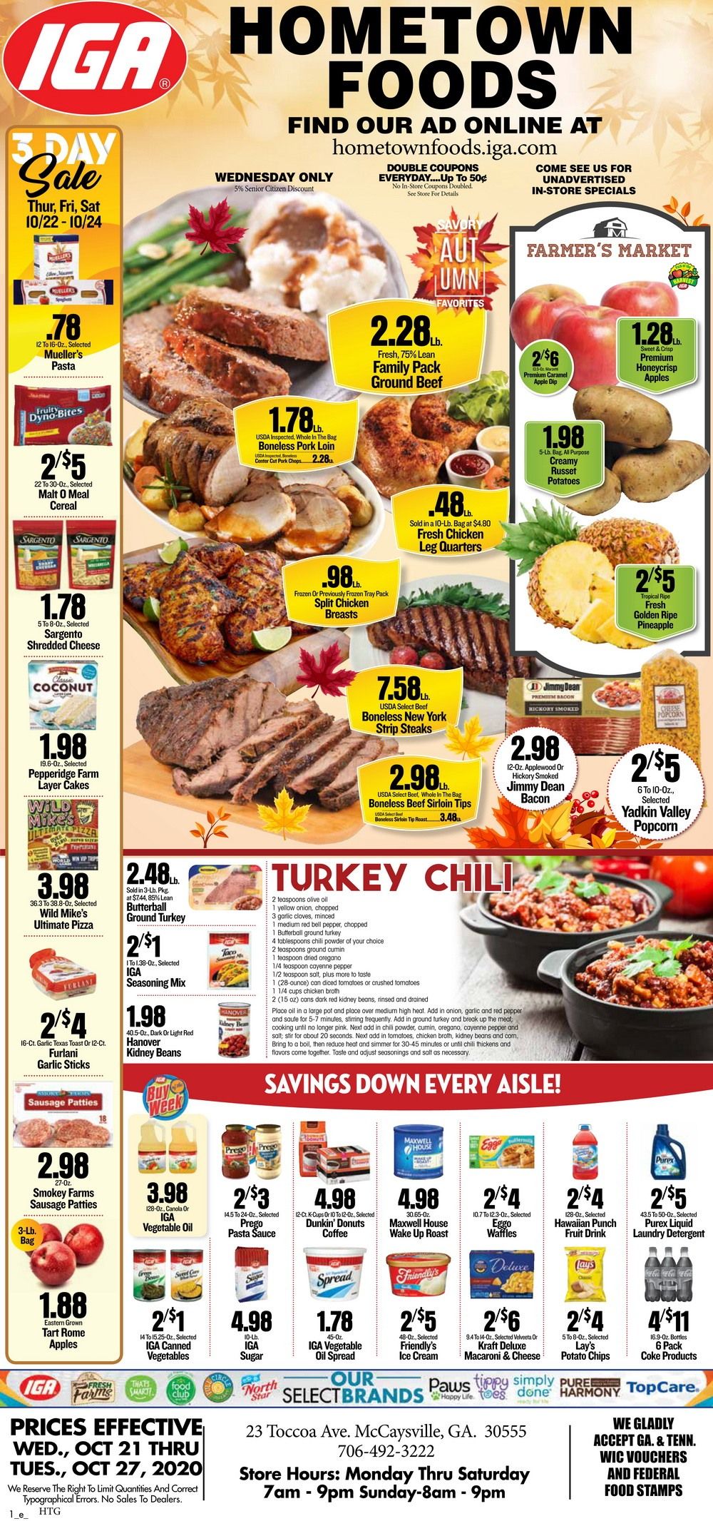 IGA Weekly Ad Oct 21 – Oct 27, 2020