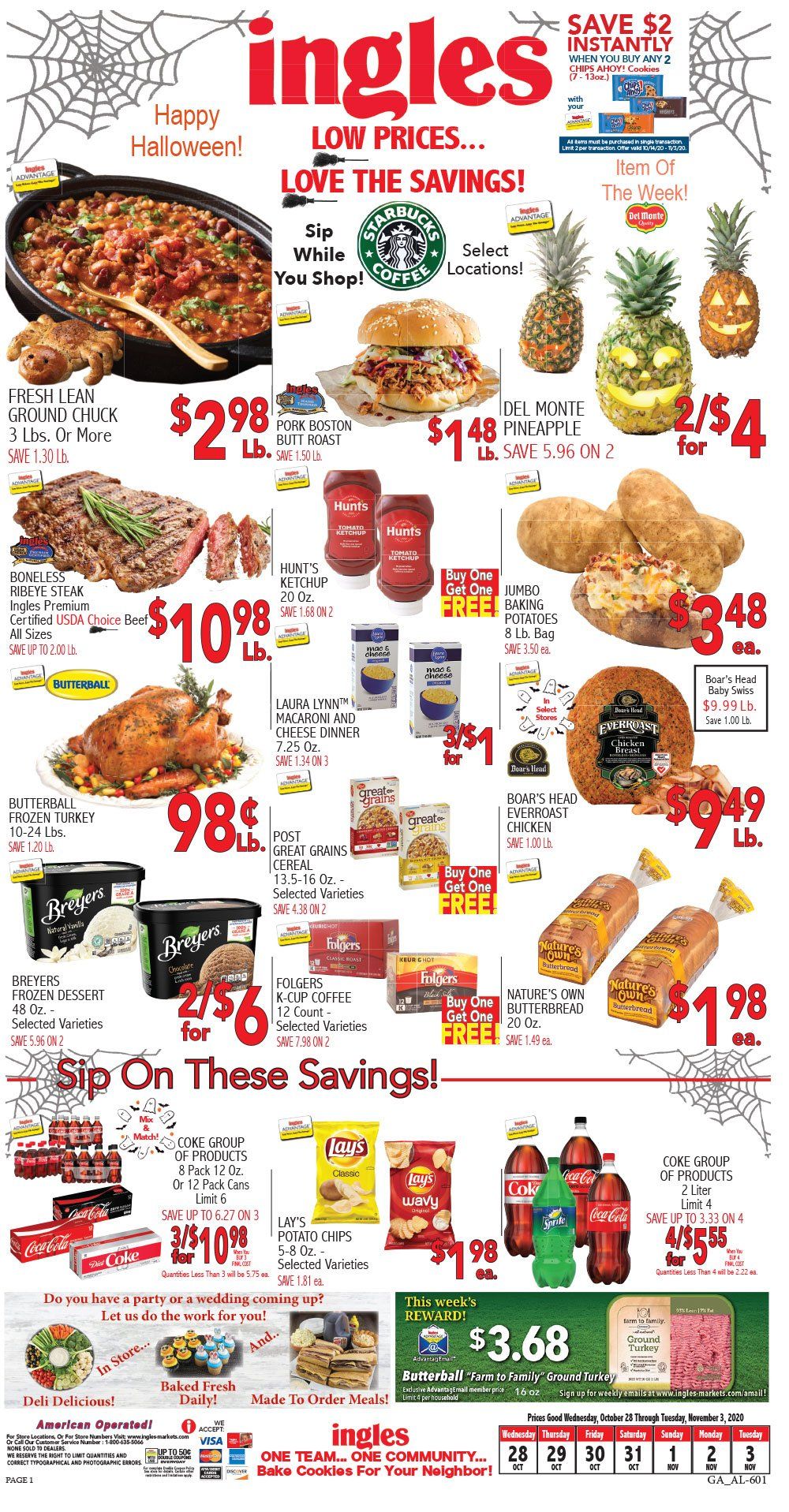 Ingles Weekly Ad Oct 28 – Nov 3, 2020