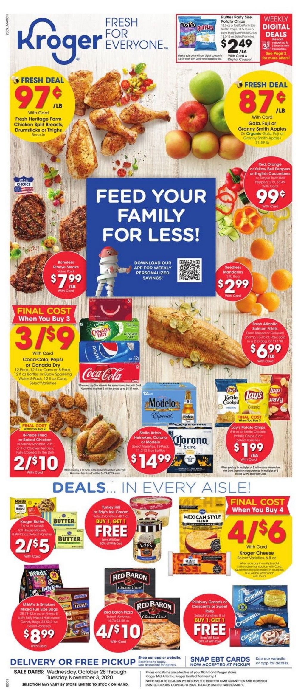 Kroger Weekly Ad Oct 28 – Nov 03, 2020