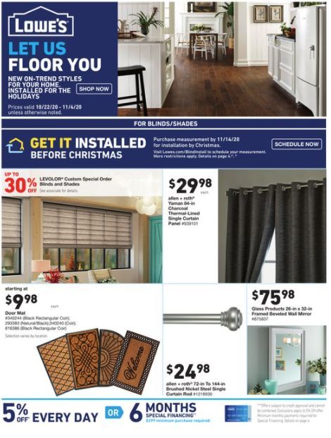 Lowe's Weekly Ad Oct 22 – Nov 04, 2020