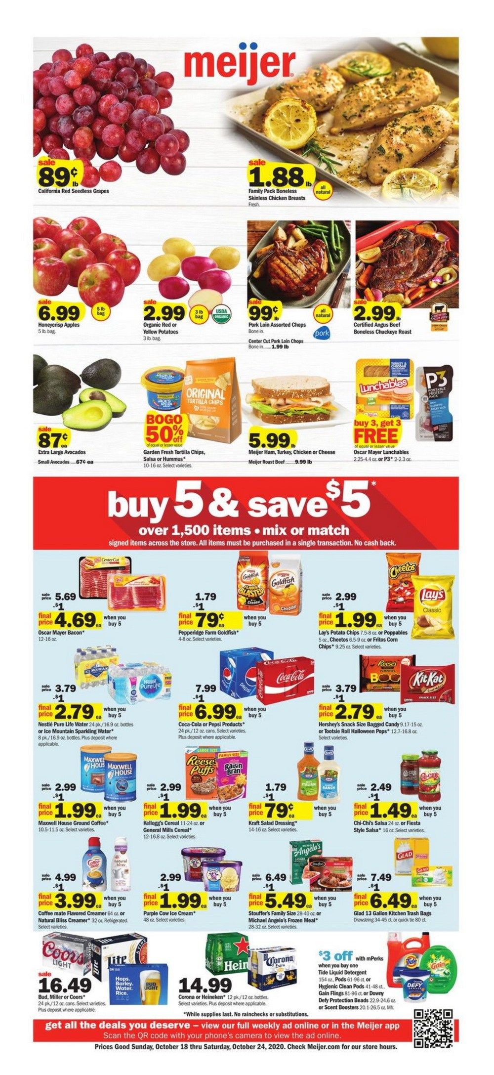 Meijer Weekly Ad Oct 18 – Oct 24, 2020