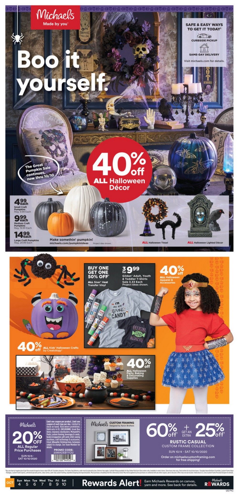 Michaels Weekly Ad Oct 04 – Oct 10, 2020
