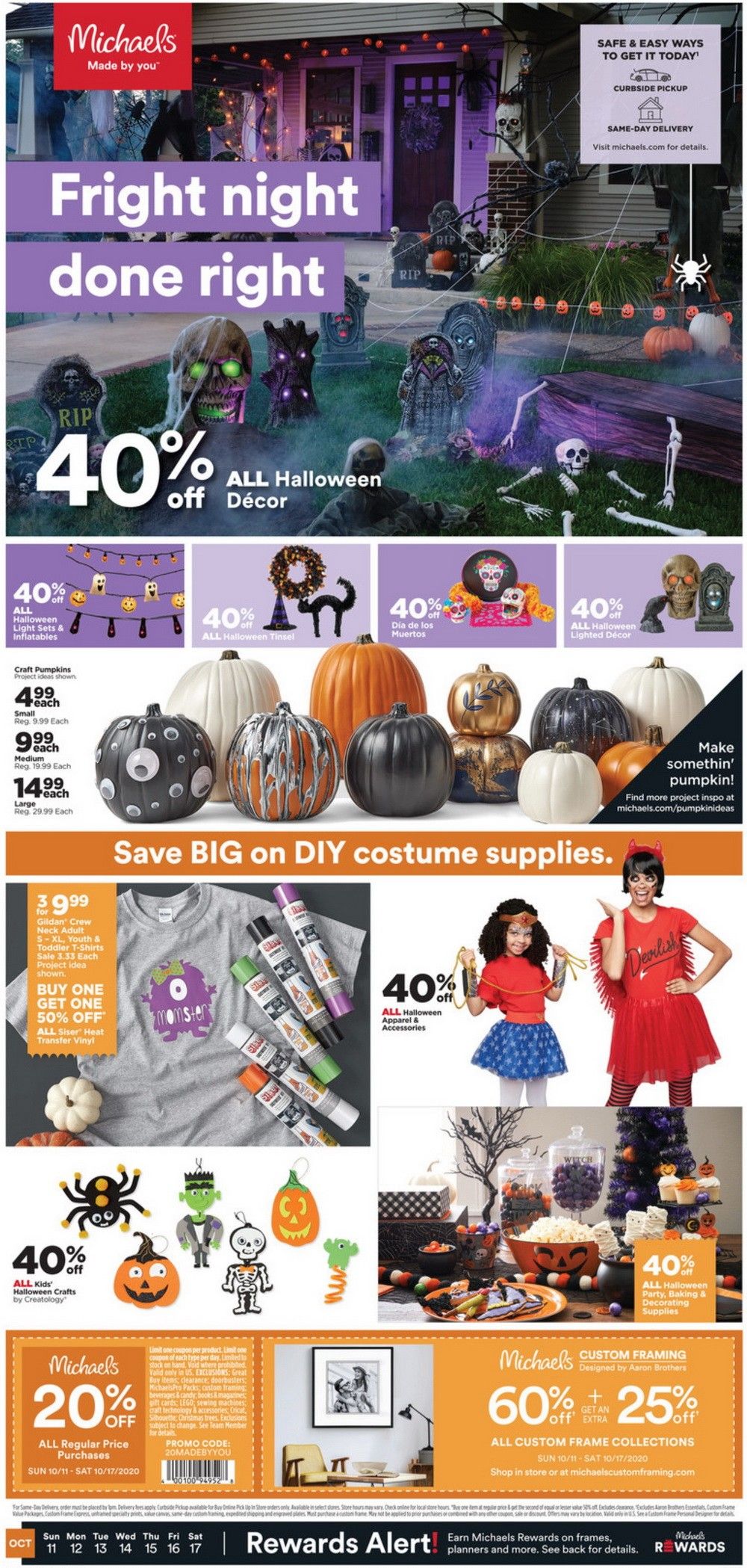Michaels Weekly Ad Oct 11 – Oct 17, 2020