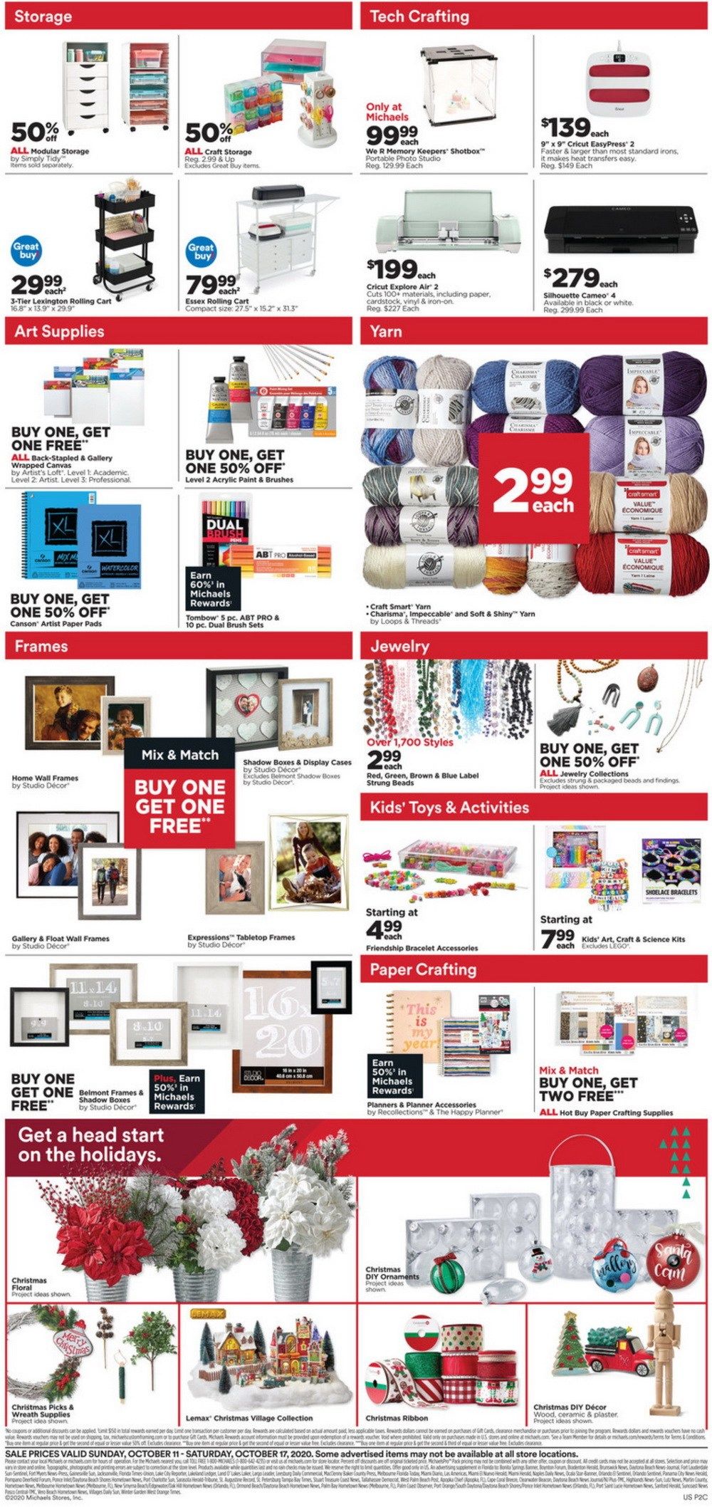 Michaels Weekly Ad Oct 11 – Oct 17, 2020