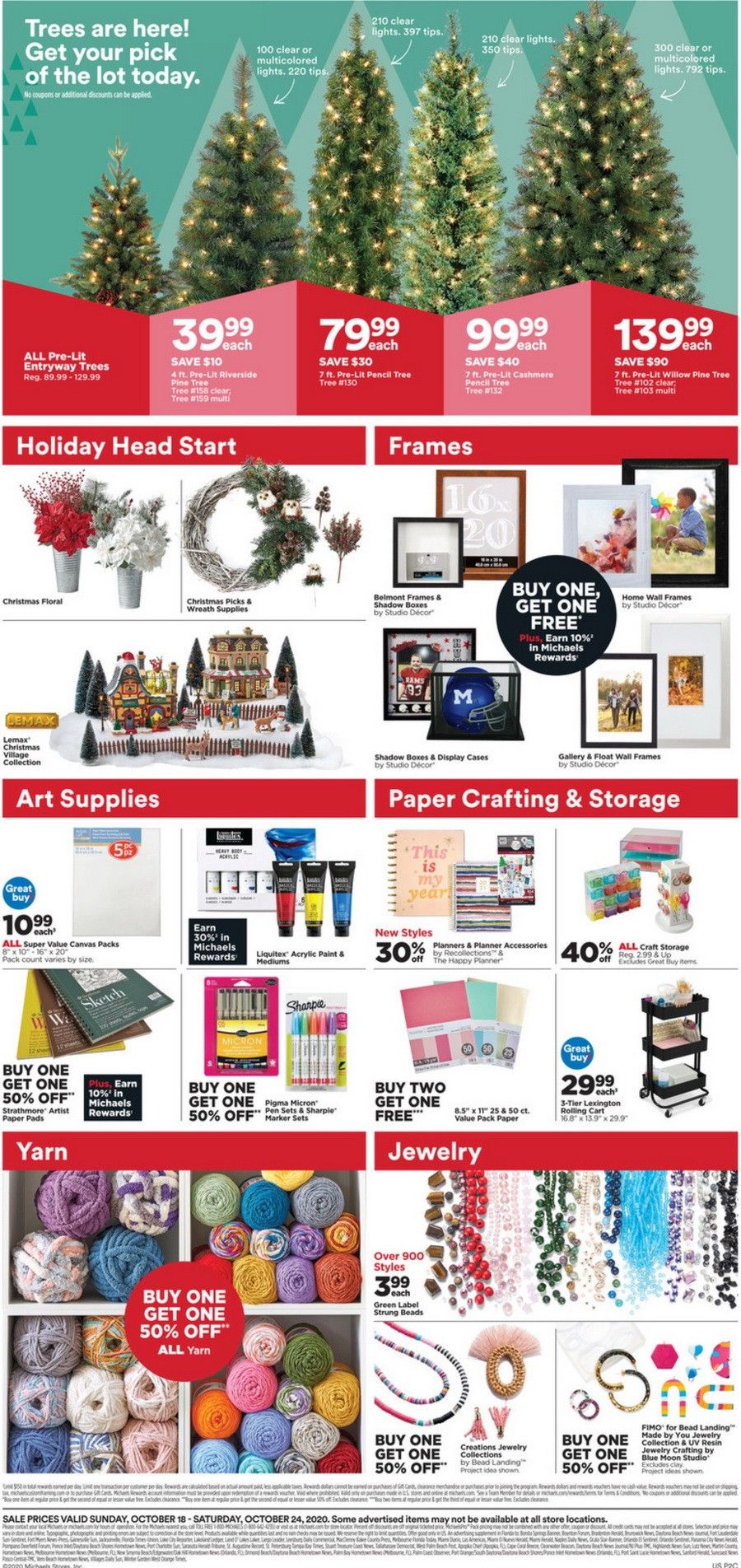 Michaels Weekly Ad Oct 18 – Oct 24, 2020
