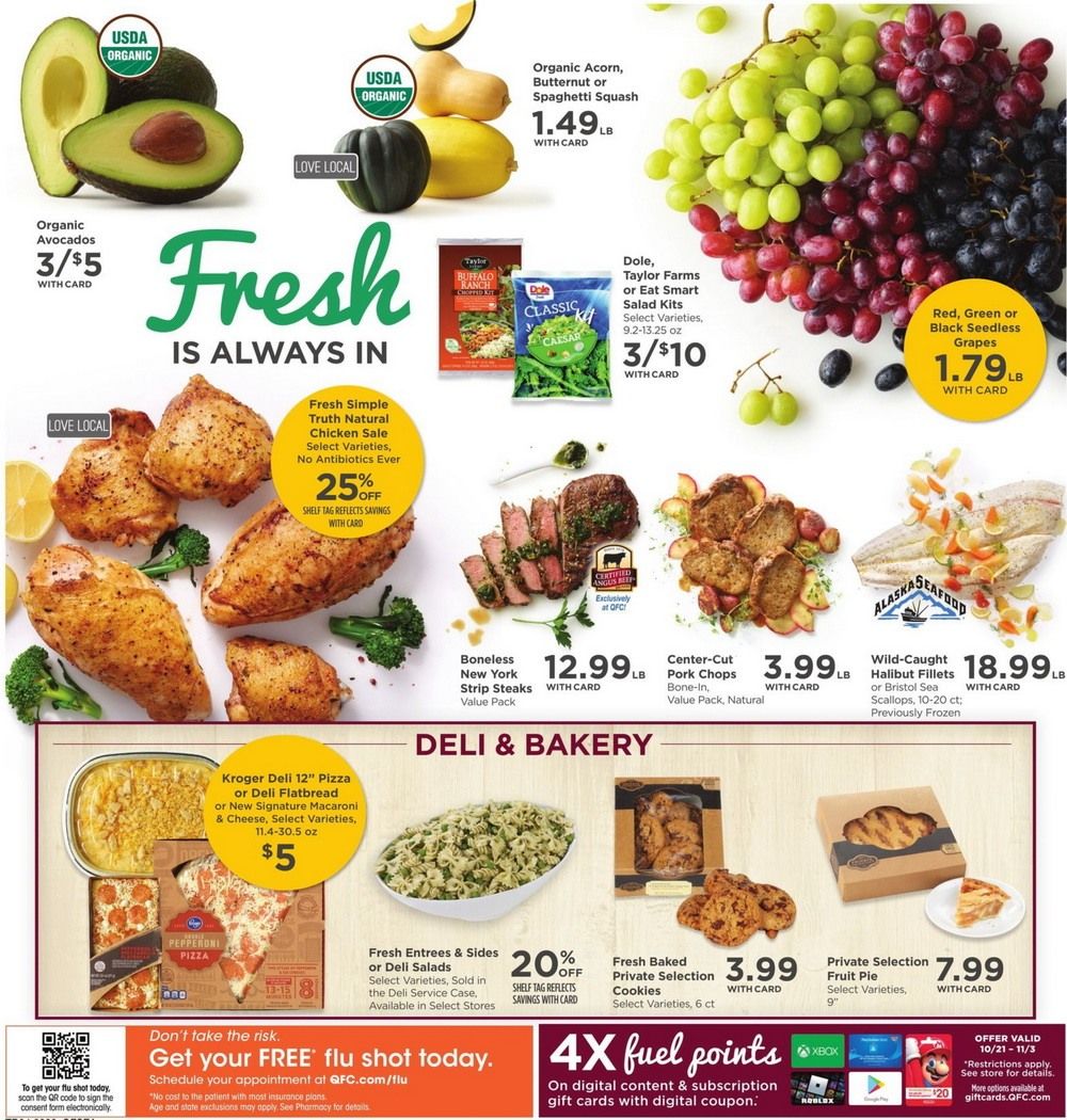 QFC Weekly Ad Oct 28 – Nov 3, 2020