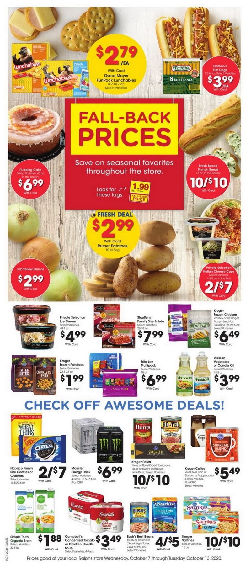 Ralphs Weekly Ad Oct 07 – Oct 13, 2020