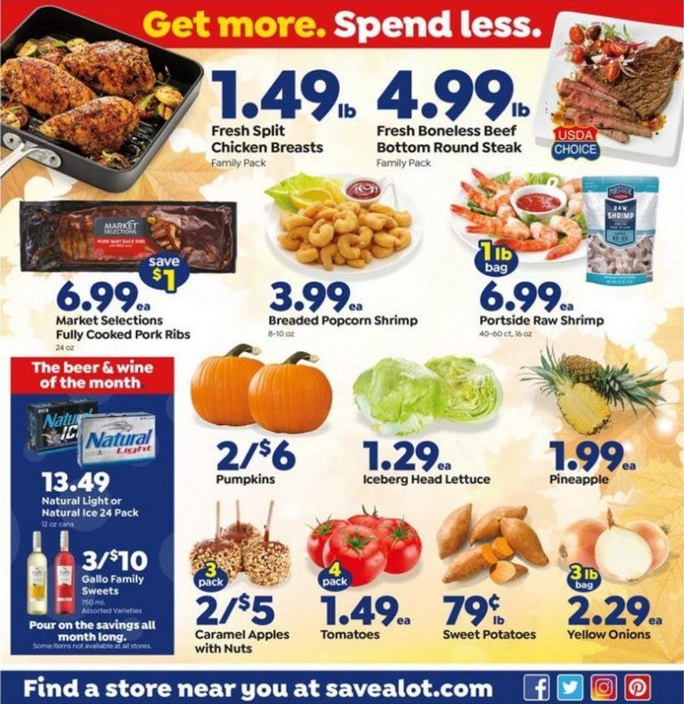 Save A Lot Weekly Ad Oct 14 – Oct 20, 2020