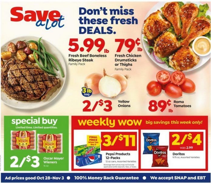 Save A Lot Weekly Ad Oct 28 – Nov 3, 2020