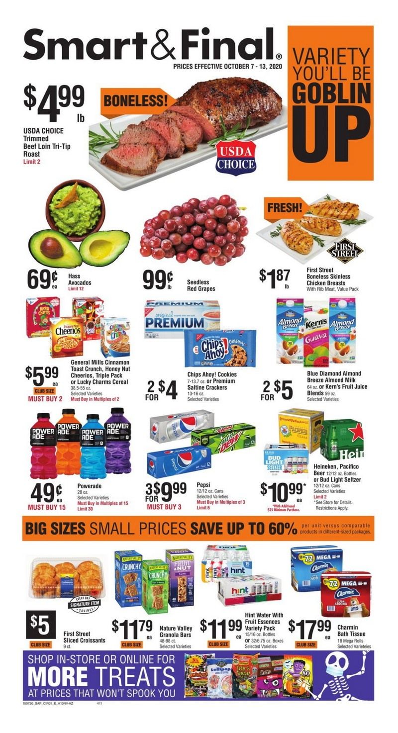 Smart & Final Weekly Ad Oct 07 – Oct 13, 2020