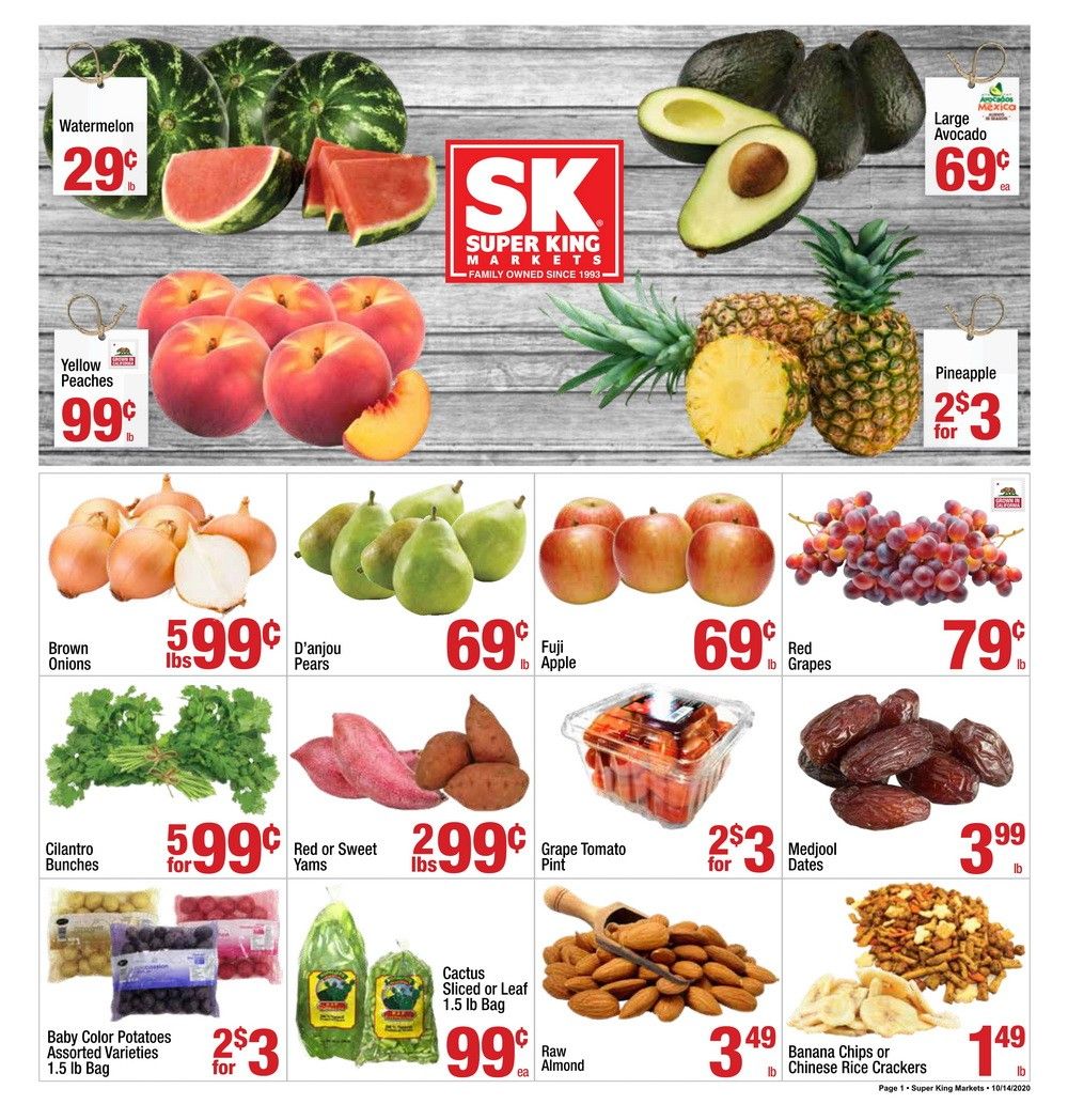 Super King Weekly Ad Oct 14 – Oct 20, 2020