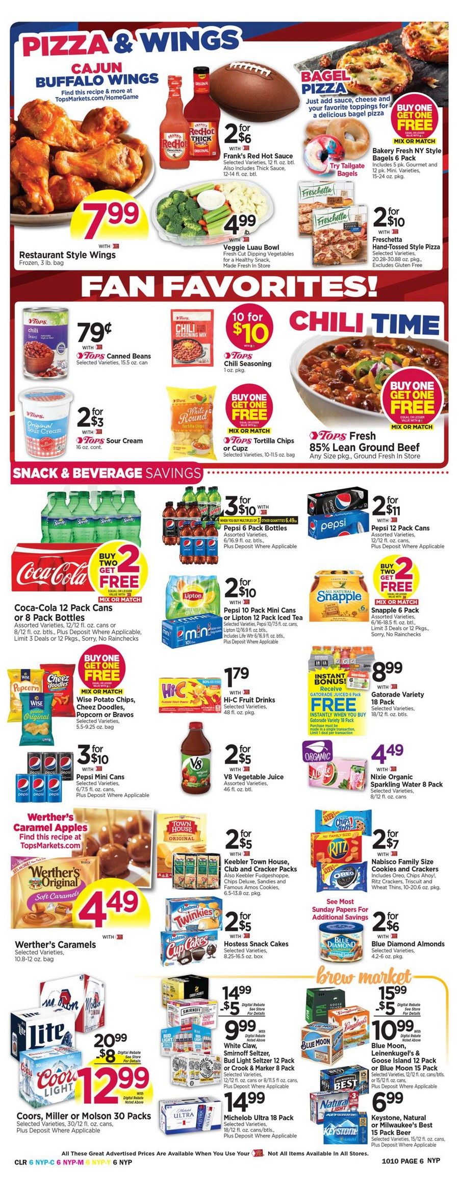 Tops Weekly Circular Oct 04 – Oct 10, 2020