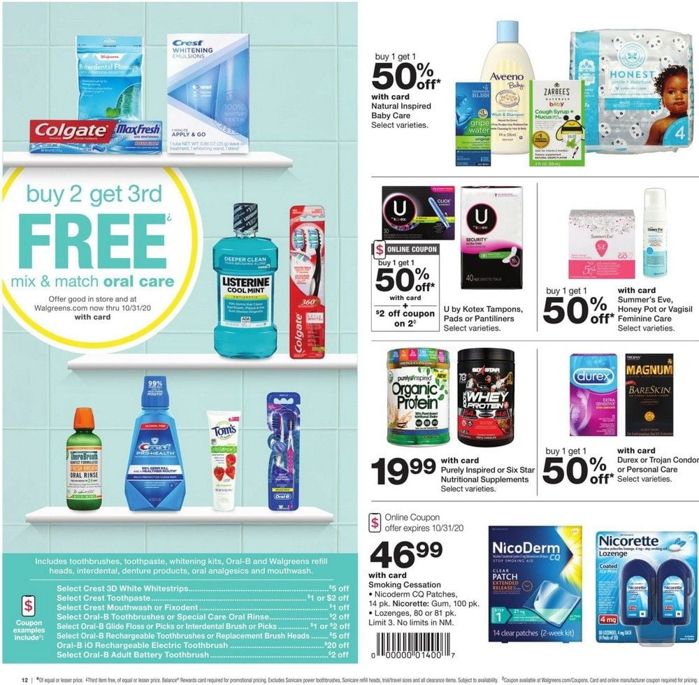 Walgreens Weekly Ad Oct 25 – Oct 31, 2020