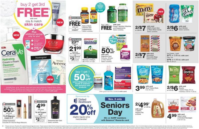Walgreens Weekly Ad Nov 1 – Nov 7, 2020