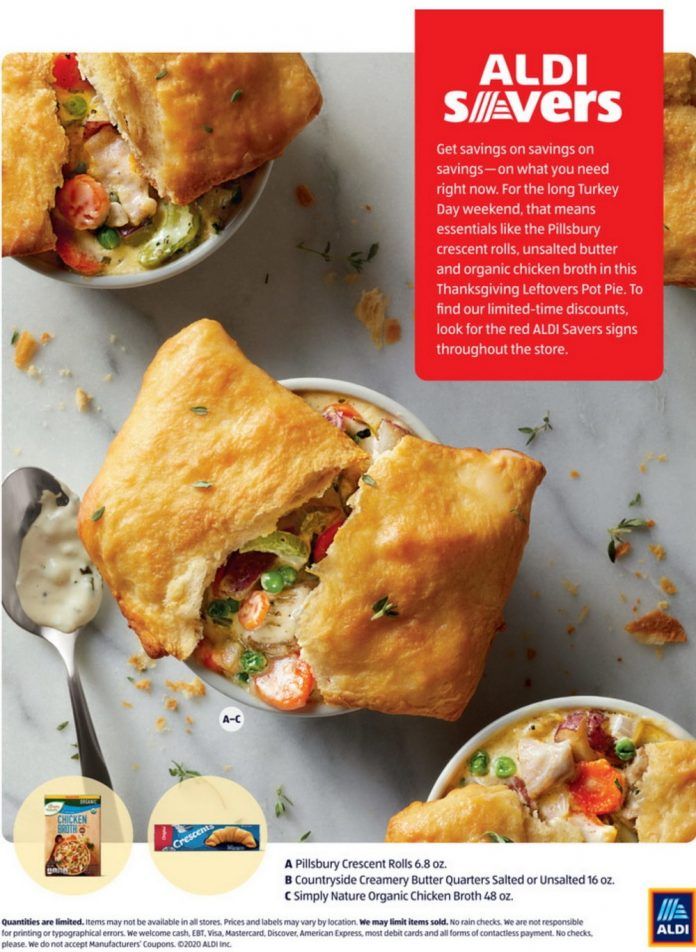ALDI Thanksgiving Day Ad, Oct 21 – Nov 26, 2020