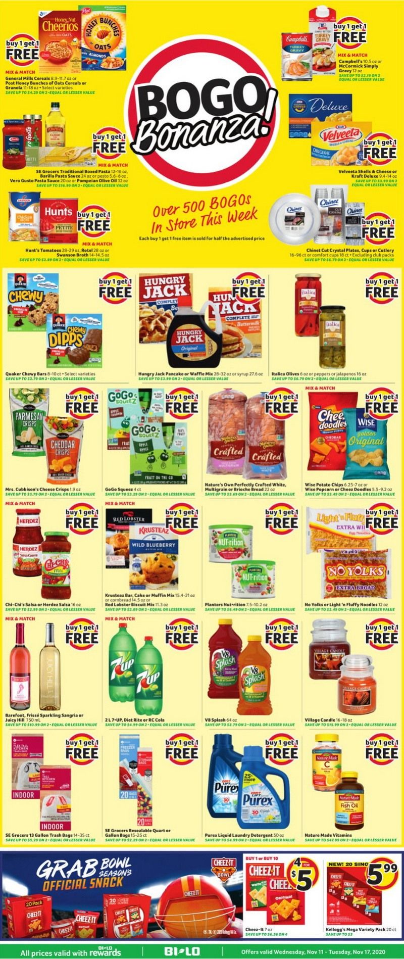 BI-LO Weekly Circular Nov 11 – Nov 17, 2020