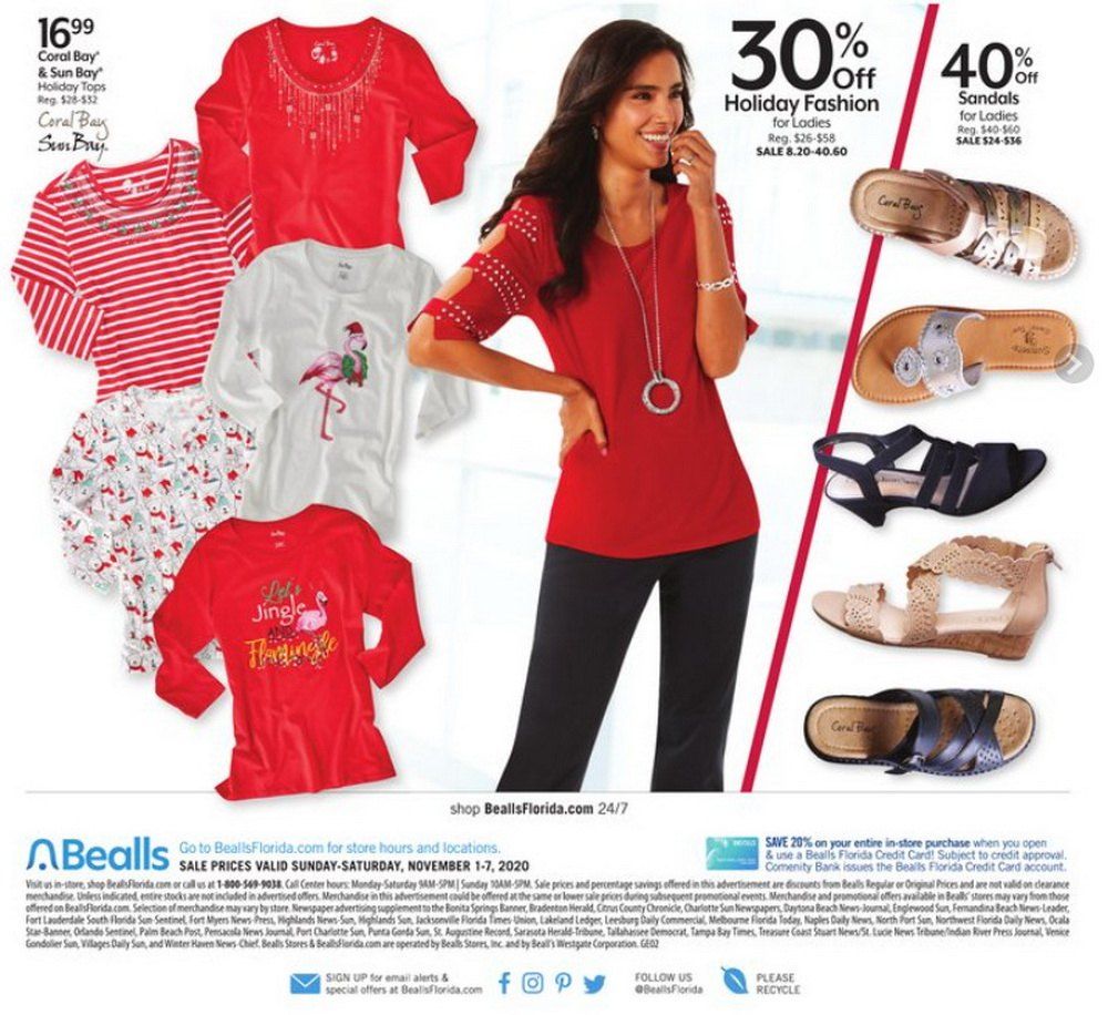 Bealls Weekly Ad Nov 01 – Nov 07, 2020