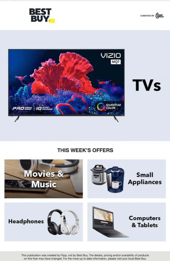Best Buy Weekly Ad Nov 09 – Nov 16, 2020