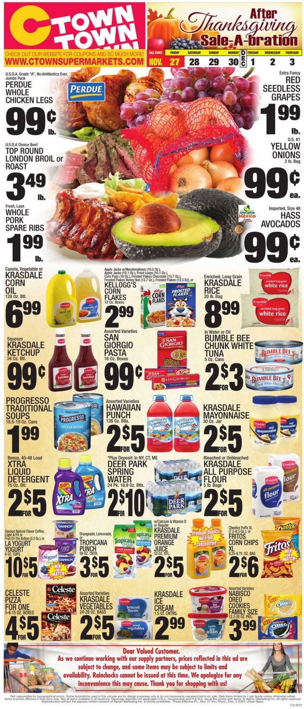 C-Town Weekly Ad Nov 27 – Dec 03, 2020