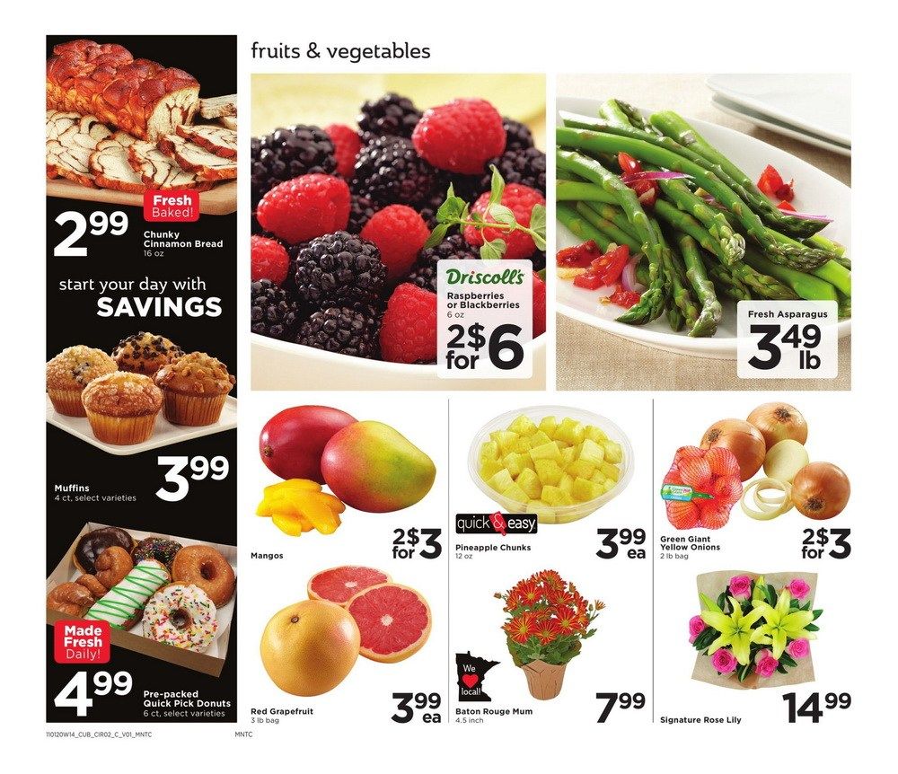 Cub Foods Weekly Ad Nov 01 – Nov 07, 2020