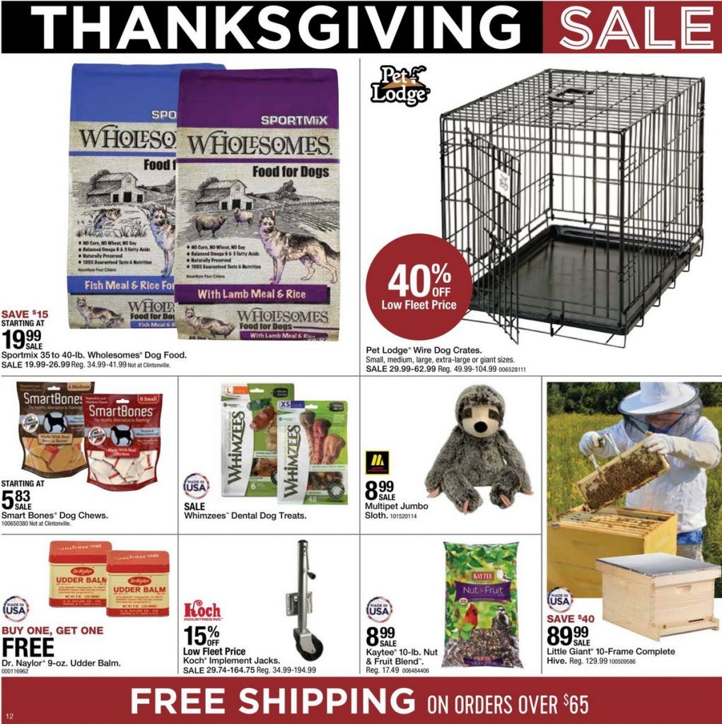 Fleet Farm Thanksgiving Ad Nov 20 – Nov 25, 2020