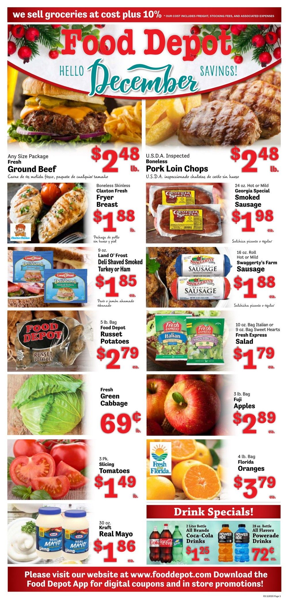Food Depot Weekly Ad Nov 30 – Dec 06, 2020