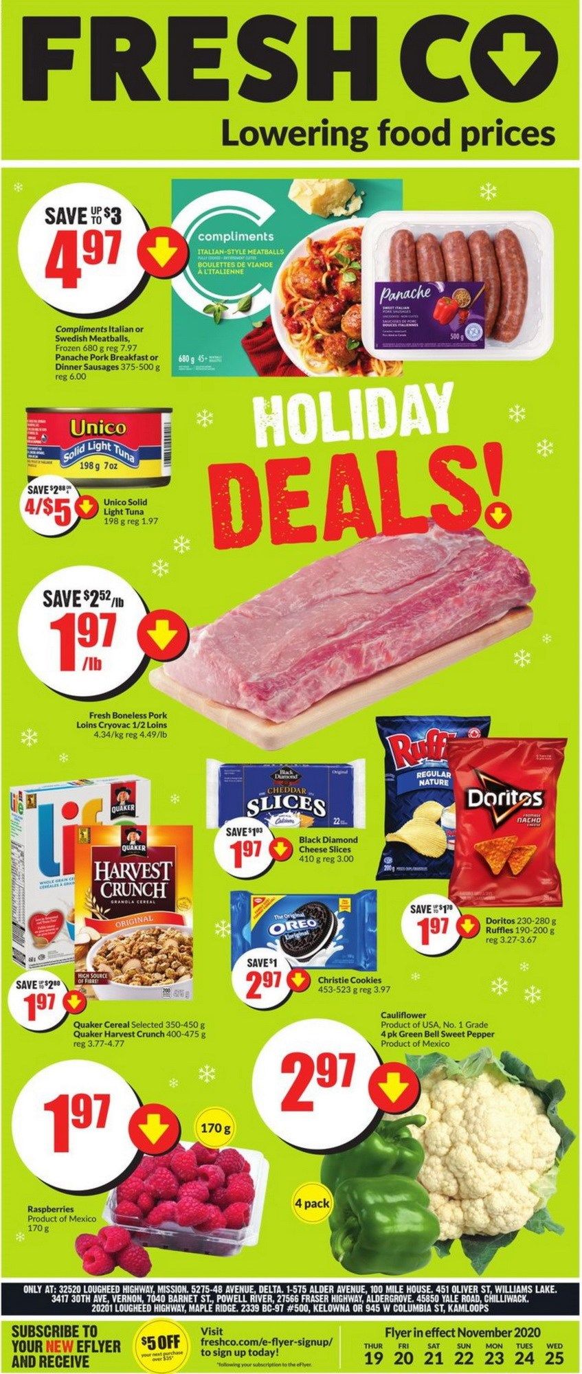 FreshCo Weekly Ad Nov 19 – Nov 25, 2020