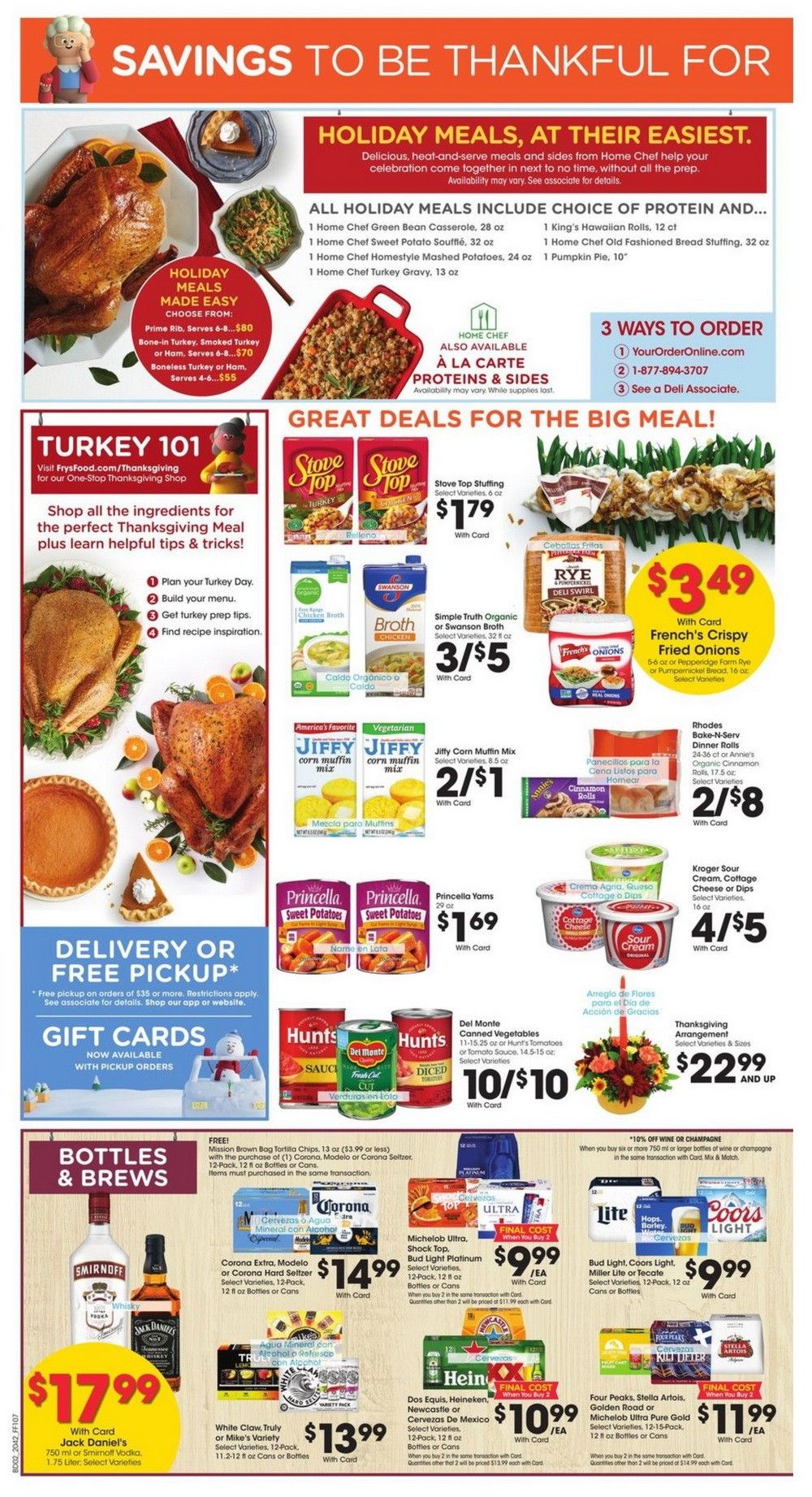Fry's Food Weekly Ad Nov 18 – Nov 26, 2020