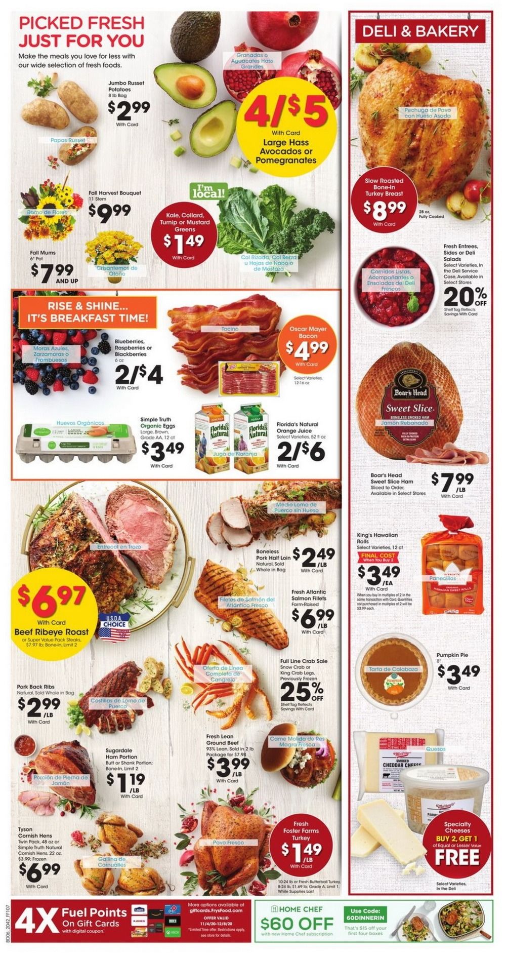 Fry's Food Weekly Ad Nov 18 – Nov 26, 2020