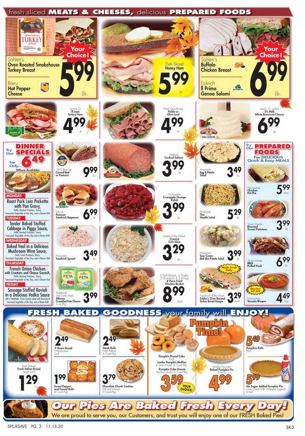 Gerrity's Supermarkets Weekly Ad Nov 15 – Nov 21, 2020