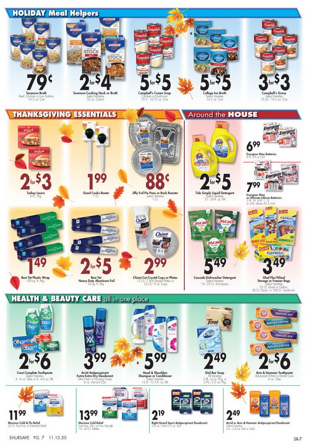 Gerrity's Supermarkets Weekly Ad Nov 15 – Nov 21, 2020
