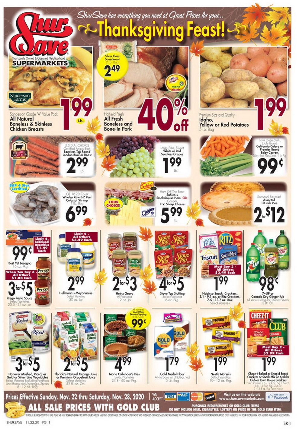 Gerrity's Supermarkets Weekly Ad Nov 22 – Nov 28, 2020