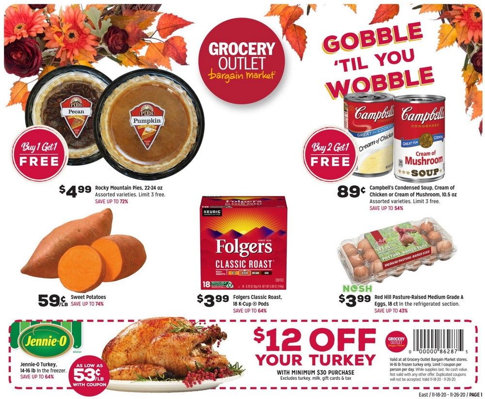 Grocery Outlet Weekly Ad Nov 18 – Nov 24, 2020