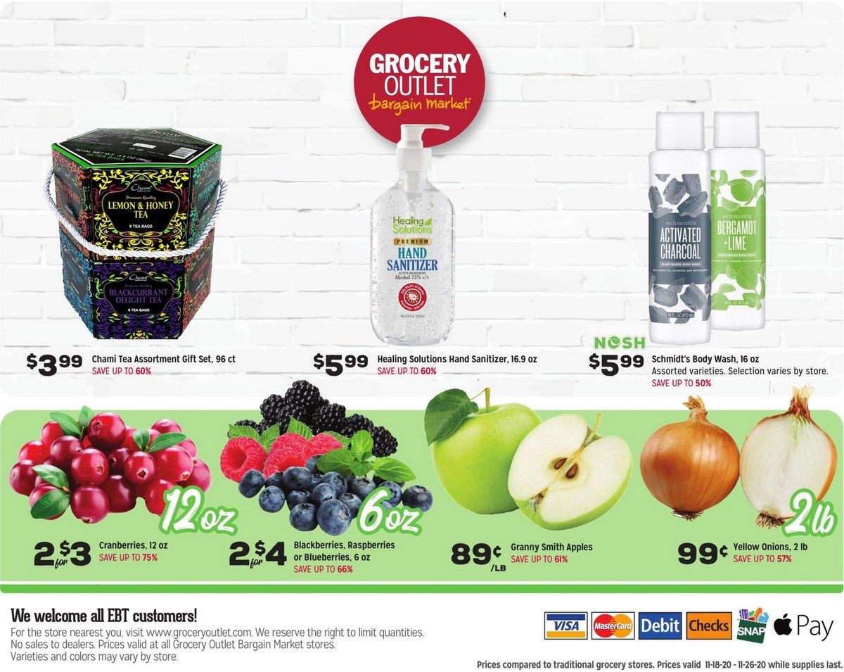Grocery Outlet Weekly Ad Nov 25 – Dec 01, 2020
