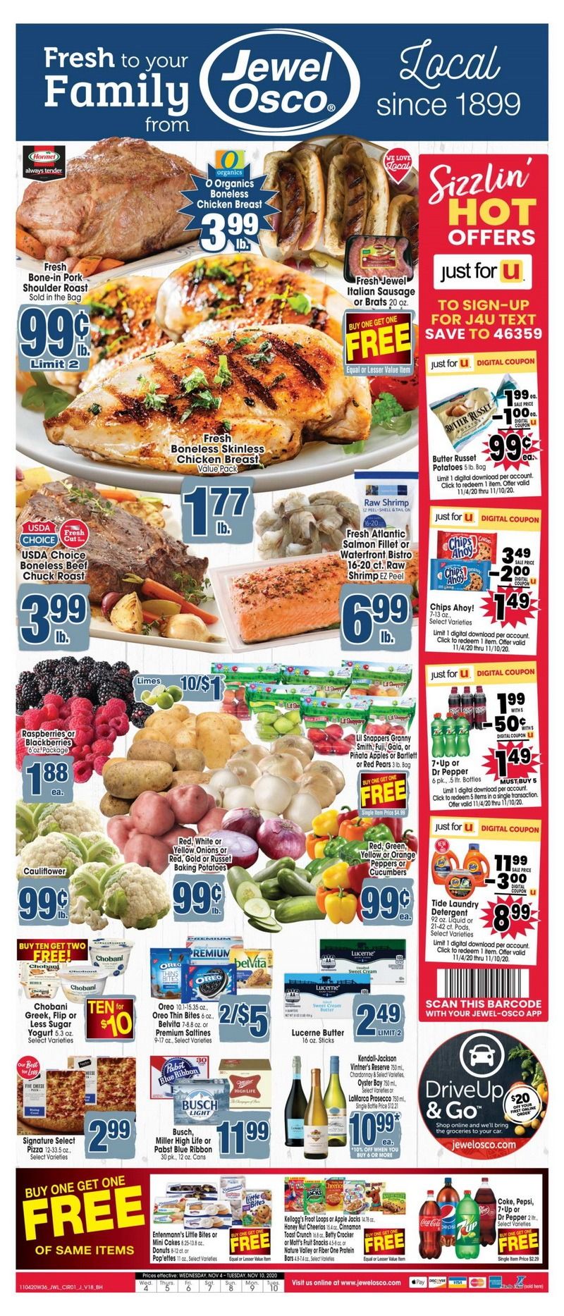 Jewel Osco Weekly Ad Nov 04 – Nov 10, 2020