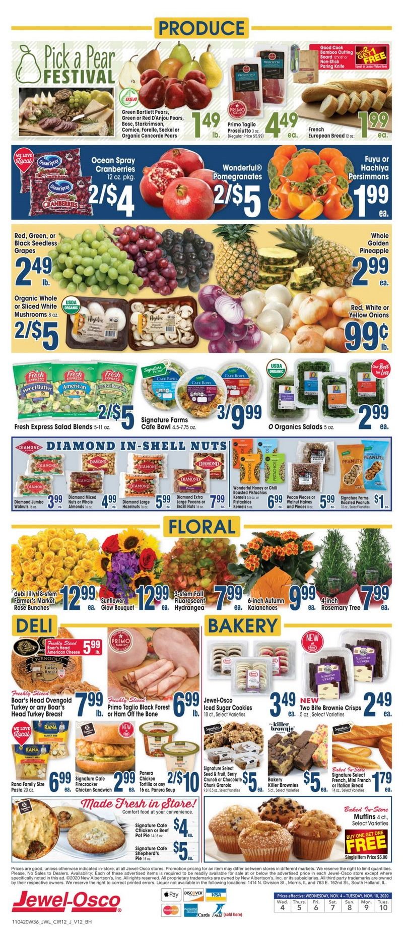 Jewel Osco Weekly Ad Nov 04 – Nov 10, 2020