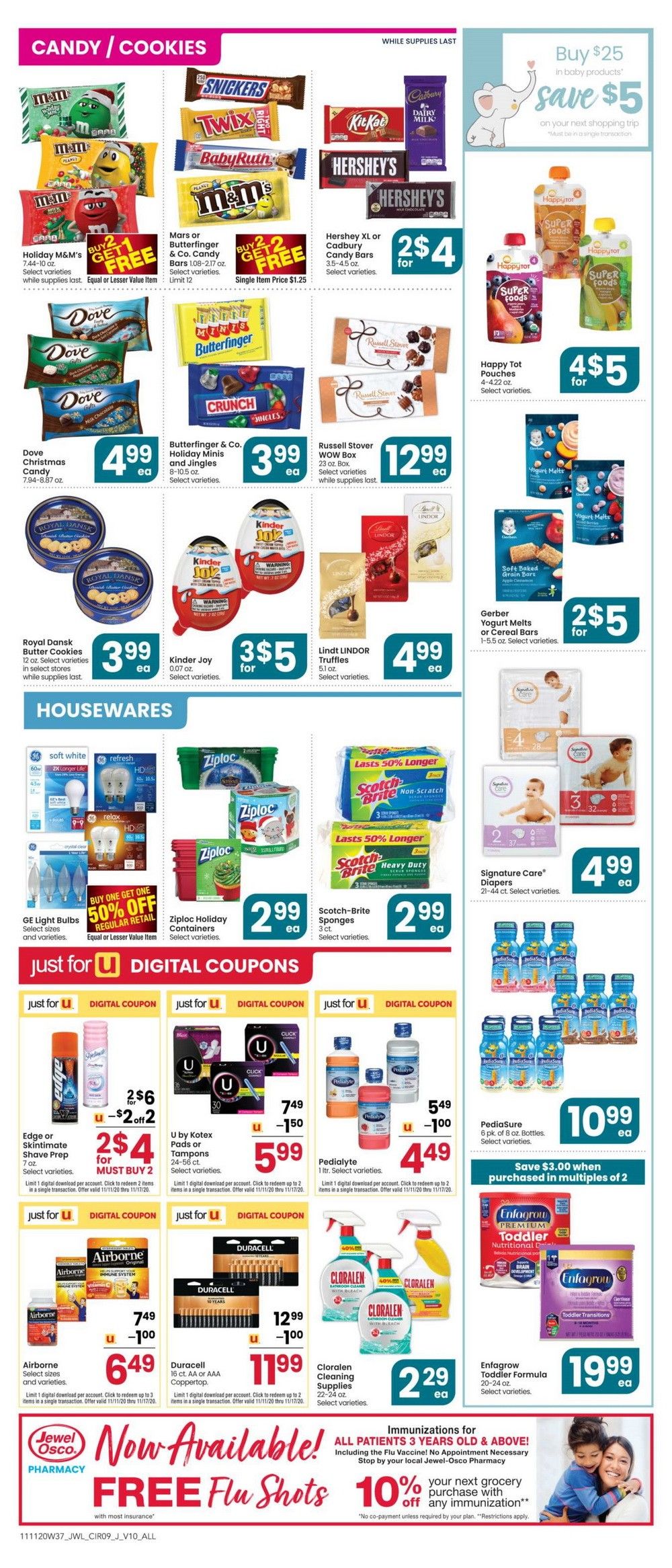 Jewel Osco Weekly Ad Nov 11 – Nov 17, 2020