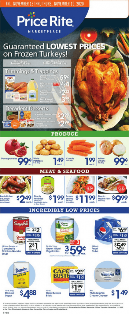 Price Rite Weekly Ad Nov 13 – Nov 19, 2020