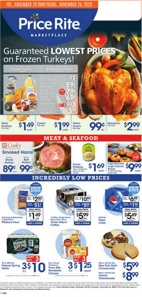 Price Rite Weekly Ad Nov 20 – Nov 26, 2020