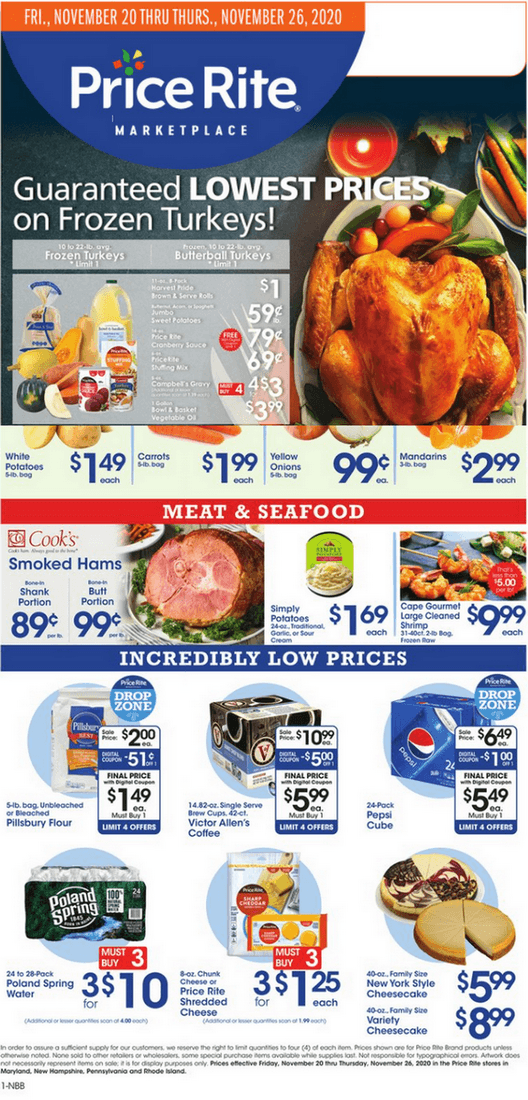 Price Rite Weekly Ad Nov 20 – Nov 26, 2020