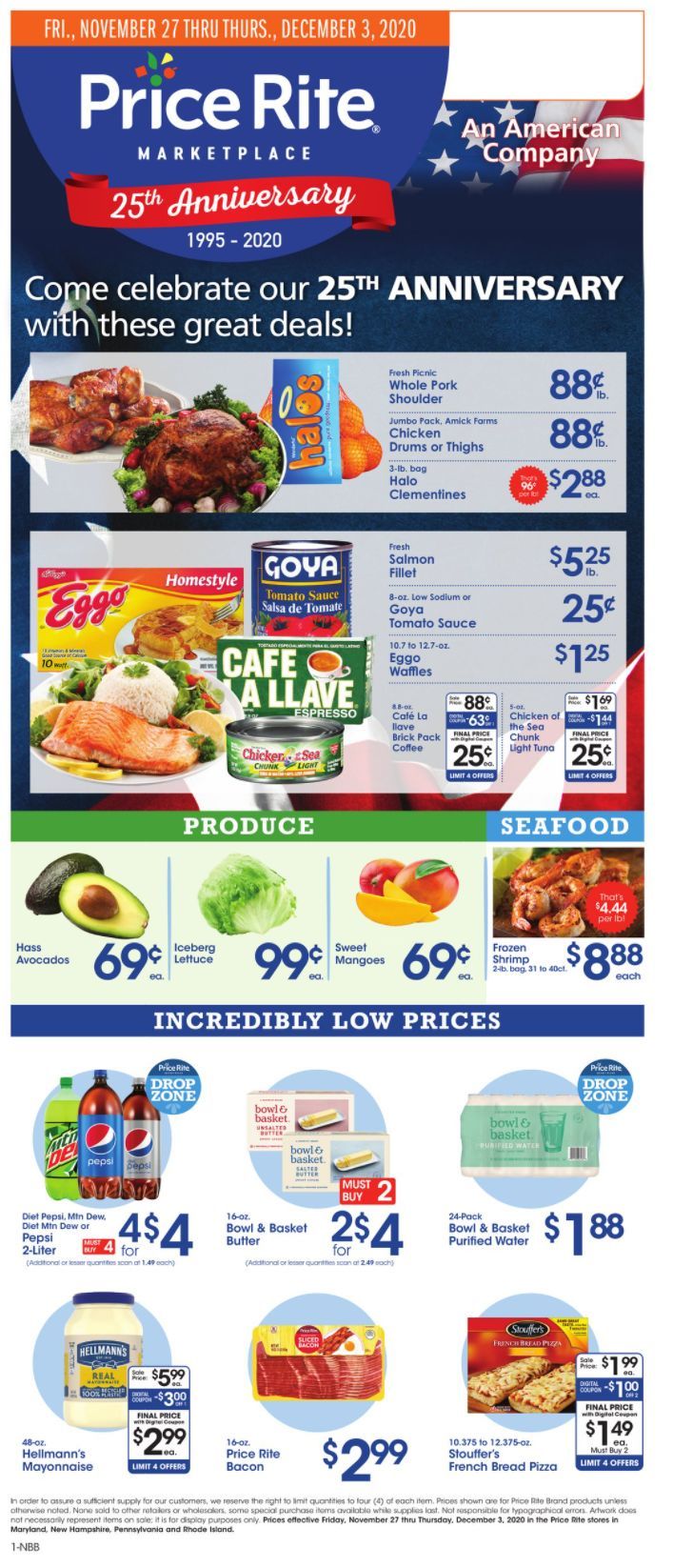 Price Rite Weekly Ad Nov 27 – Dec 03, 2020
