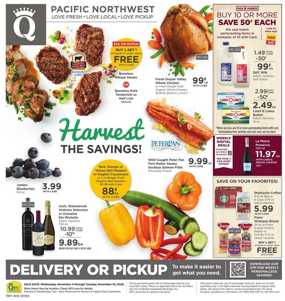 QFC Weekly Ad Nov 04 – Nov 10, 2020