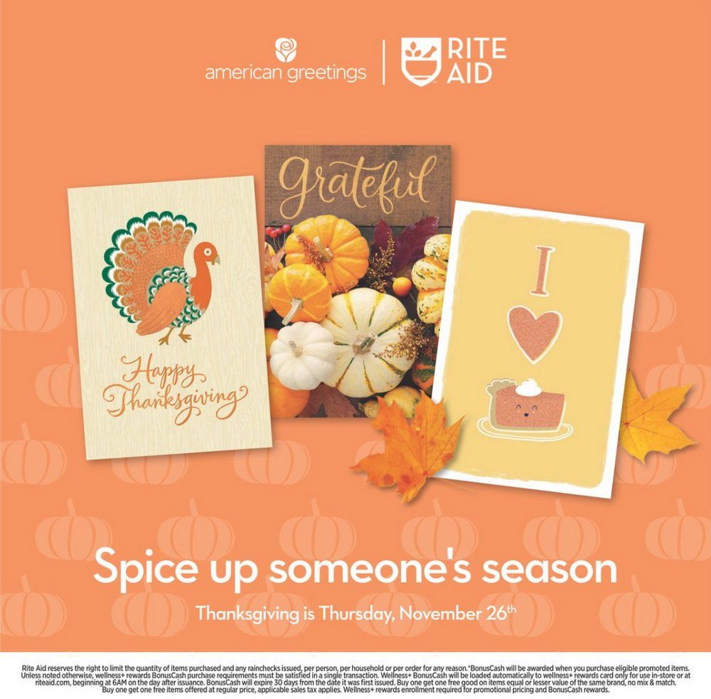 Rite Aid Weekly Ad Nov 15 – Nov 21, 2020