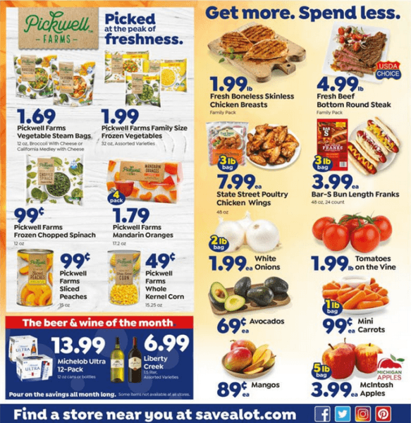 Save A Lot Weekly Ad Nov 04 – Nov 10, 2020