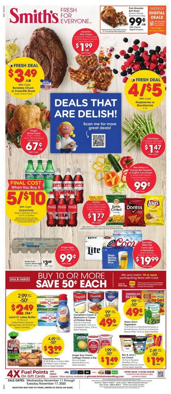 Smith's Food and Drug Weekly Circular Nov 11 – Nov 17, 2020