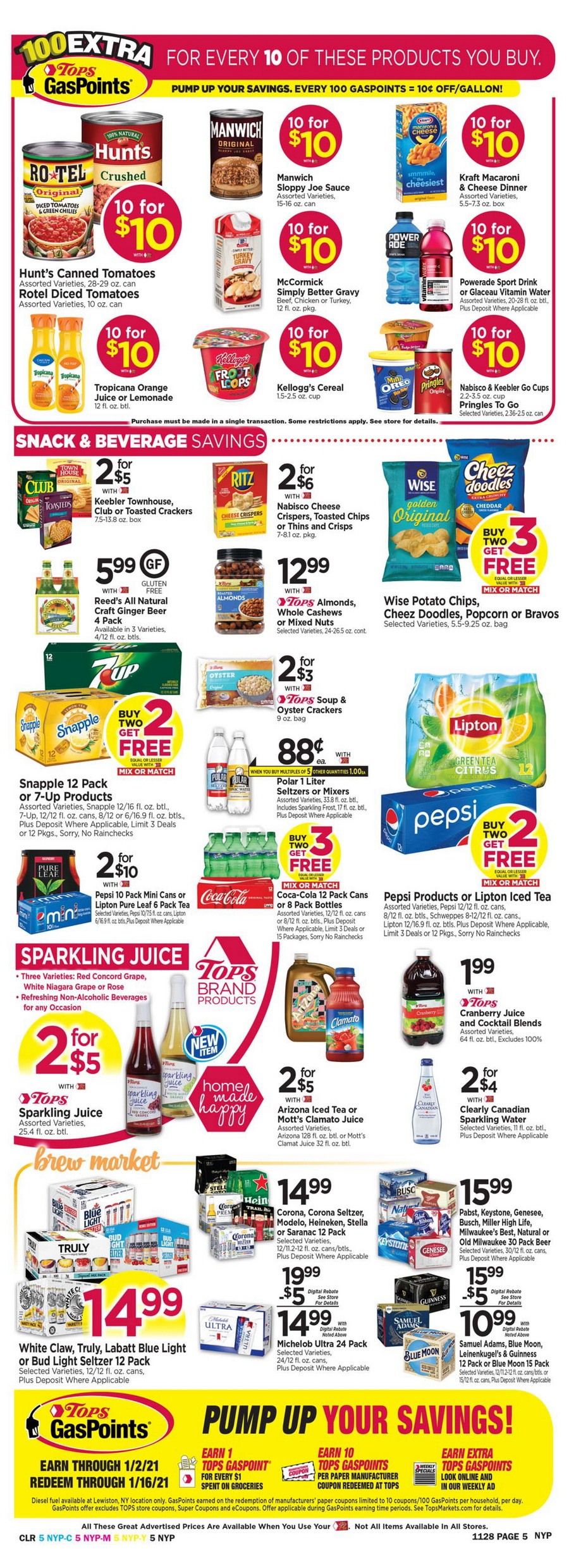 Tops Weekly Ad Nov 22 – Nov 28, 2020