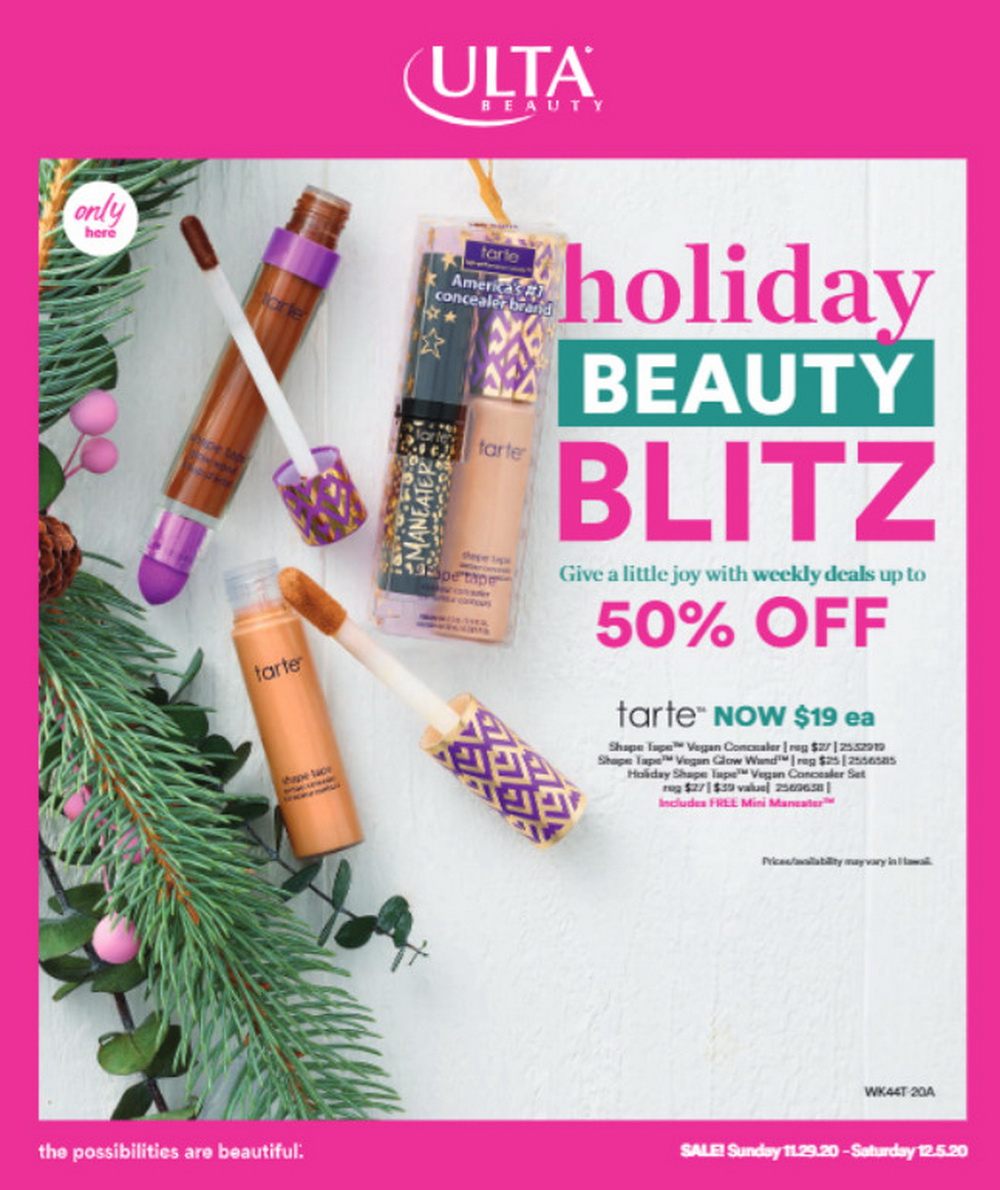 Ulta Beauty Weekly Ad Nov 29 – Dec 05, 2020