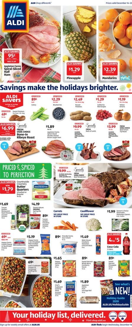 ALDI Weekly Ad Dec 16 – Dec 22, 2020