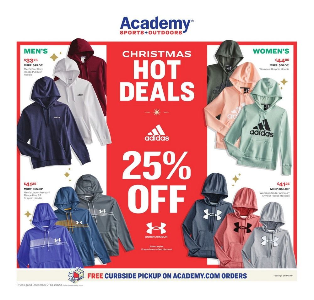 Academy Sports + Outdoors Weekly Ad Dec 07 – Dec 13, 2020